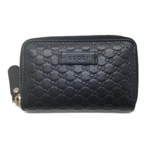 Gucci | Bags | Gucci Micro Guccissima Coin Case Leather Black | Poshmark